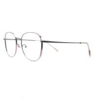 China MD092T Square-Round Eye Shape Titanium Frame with 54-18-145 Measurements for sale