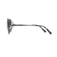 China MS079 Retro Square Metal Sunglasses with Scratch-Resistant Polarized Lenses and Spring Hinges for sale