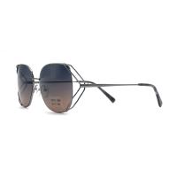 China MS079 Retro Square Metal Sunglasses with Scratch-Resistant Polarized Lenses and Spring Hinges for sale
