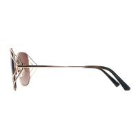 China MS079 Retro Square Metal Sunglasses with Scratch-Resistant Polarized Lenses and Spring Hinges for sale
