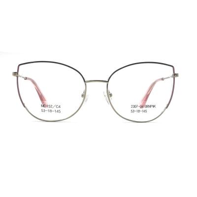 China MD152 Stainless Steel Metallic Optical Frames for Women s Preference for sale