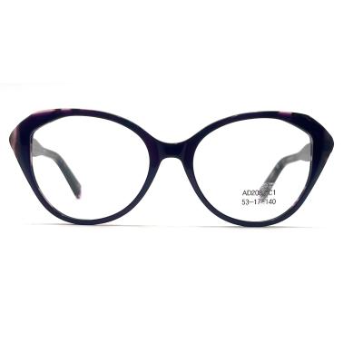 China AD208 Women s Acetate Optical Frame with Perfect Combination of Style and Comfort for sale