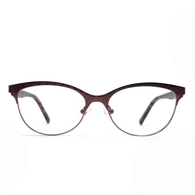 China MD138A Round Metallic Optical Frames for Women s Eyeglasses Collection for sale
