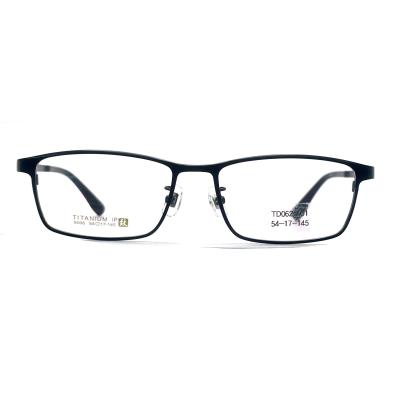 China TD062 Medium Size Titanium Frame with Contemporary Semi-rimless Eyeshape for sale