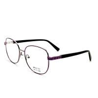 China MD157 Womens Square Stainless Steel Optical Frames 54-17-140 Size for sale