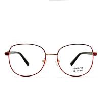China MD157 Womens Square Stainless Steel Optical Frames 54-17-140 Size for sale