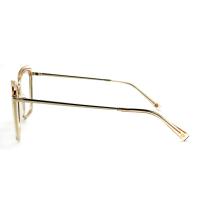 China BD137M Vintage Square Womens Acetate Metal Glasses Customized color for sale