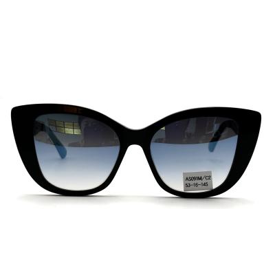 China AS091M Classic Womens Acetate Frame Sunglasses With CR 39 Lens 100% UV Protection 145mm Temple Length for sale