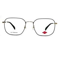 China TF3242 Square Unisex Titanium Optical Frame Durable Titanium Material for sale