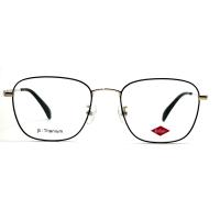 China TF3241 Titanium Unisex Optical Frame Square Eye Shape With 142mm Temple Length for sale