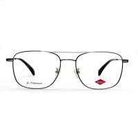 China TF3240 Lightweight Titanium Frame Square Eye Shape with double bridges for sale