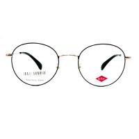 China FM3218 Womens Stainless Steel Round Optical Glasses Frame 50-20-142mm for sale