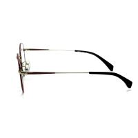 China FM3218 Womens Stainless Steel Round Optical Glasses Frame 50-20-142mm for sale