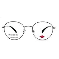 China FM3218 Womens Stainless Steel Round Optical Glasses Frame 50-20-142mm for sale