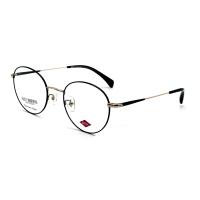 China FM3218 Womens Stainless Steel Round Optical Glasses Frame 50-20-142mm for sale
