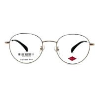 China FM3218 Womens Stainless Steel Round Optical Glasses Frame 50-20-142mm for sale