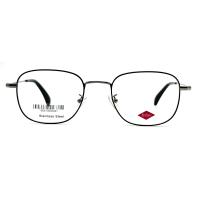 China FM3220 Square Stainless Steel Metal Frame Unisex Optical Glasses  51MM Lens Width for sale