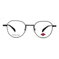 China FM3222 Square Unisex Stainless Steel Optical Metal Frame Size 46-21-142 for sale