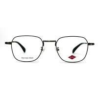 China FM3229 Stainless Steel Square Optical Metal Frames Unisex Eyewear for sale