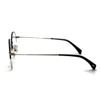 China FM3230 Semi Rimless Round Optical Metal Frames In Stainless Steel for sale
