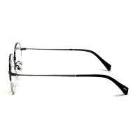 China FM3230 Semi Rimless Round Optical Metal Frames In Stainless Steel for sale