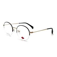 China FM3230 Semi Rimless Round Optical Metal Frames In Stainless Steel for sale