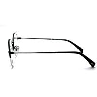 China FM3230 Semi Rimless Round Optical Metal Frames In Stainless Steel for sale