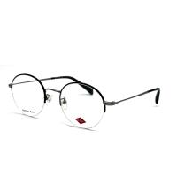 China FM3230 Semi Rimless Round Optical Metal Frames In Stainless Steel for sale