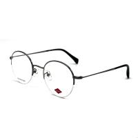 China FM3230 Semi Rimless Round Optical Metal Frames In Stainless Steel for sale