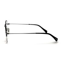 China FM3230 Semi Rimless Round Optical Metal Frames In Stainless Steel for sale
