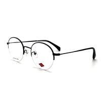 China FM3230 Semi Rimless Round Optical Metal Frames In Stainless Steel for sale