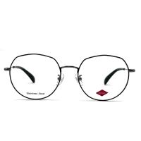 China FM3233 Womens Stainless Steel Round Frame Optical Glasses Frame for sale