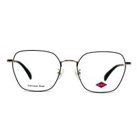 China FM3235 Classic Square Stainless Steel Optical Frames Unisex Craftsmanship for Clear Vision for sale