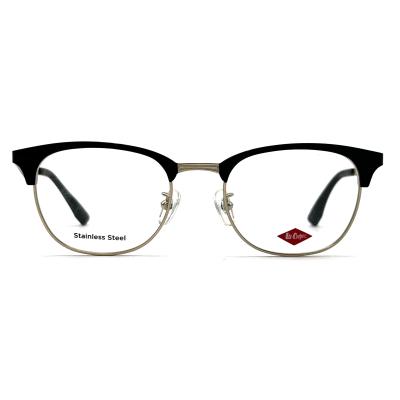 China FM7037 Womens Stainless Steel Square Optical Frames for sale