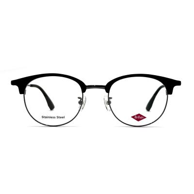 China FM7054 Round Unisex Stainless Steel Optical Frames Size 49-21-140 for sale