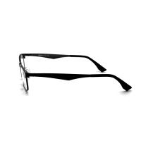 China FM7077 Rectangle Stainless Steel Optical Frames 54-17-140 Size with 140mm Temple Length for sale