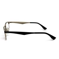 China FM7077 Rectangle Stainless Steel Optical Frames 54-17-140 Size with 140mm Temple Length for sale