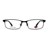 China FM7077 Rectangle Stainless Steel Optical Frames 54-17-140 Size with 140mm Temple Length for sale