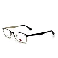 China FM7077 Rectangle Stainless Steel Optical Frames 54-17-140 Size with 140mm Temple Length for sale
