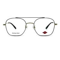 China FM7112 Square Unisex Optical Metal Frame Stainless Steel Size 53-20-145 for sale
