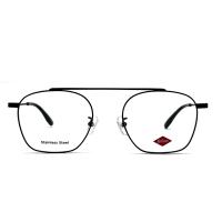 China FM7113 Womens Round Stainless Steel Optical Frames with 145mm Temple Length for sale