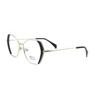 China MD160 Square Stainless Steel Unisex Optical Metal Frame for sale