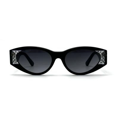 China AS096 Acetate Frame Sunglasses 100% UV Protection Butterfly Eyewear for sale