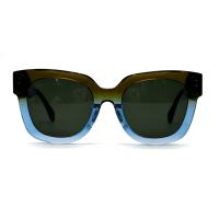 China AS100 Womens Square Acetate Frame Sunglasses with 100% UV Protection for sale