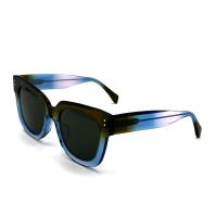 China AS100 Womens Square Acetate Frame Sunglasses with 100% UV Protection for sale