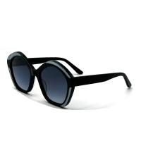 China AS103 Round Womens UV Protected Acetate Frame Sunglasses with Lenses for sale