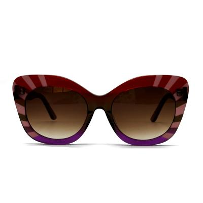 China Square Eye Shape Acetate Frame Sunglasses for Women 100% UV Protection-model AS104 ,Sunglasses OEM Factory for sale