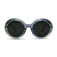 China AS101 Round Womens UV Protected Acetate Sunglasses with CR 39 Lenses for sale