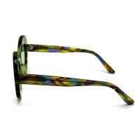 China AS102 Womens Round Acetate Frame Sunglasses 100% UV Protection for sale