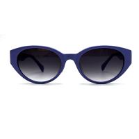 China AS105 Womens Round UV 100% Protection Acetate Frame Sunglasses with CR 39 Lens for sale
